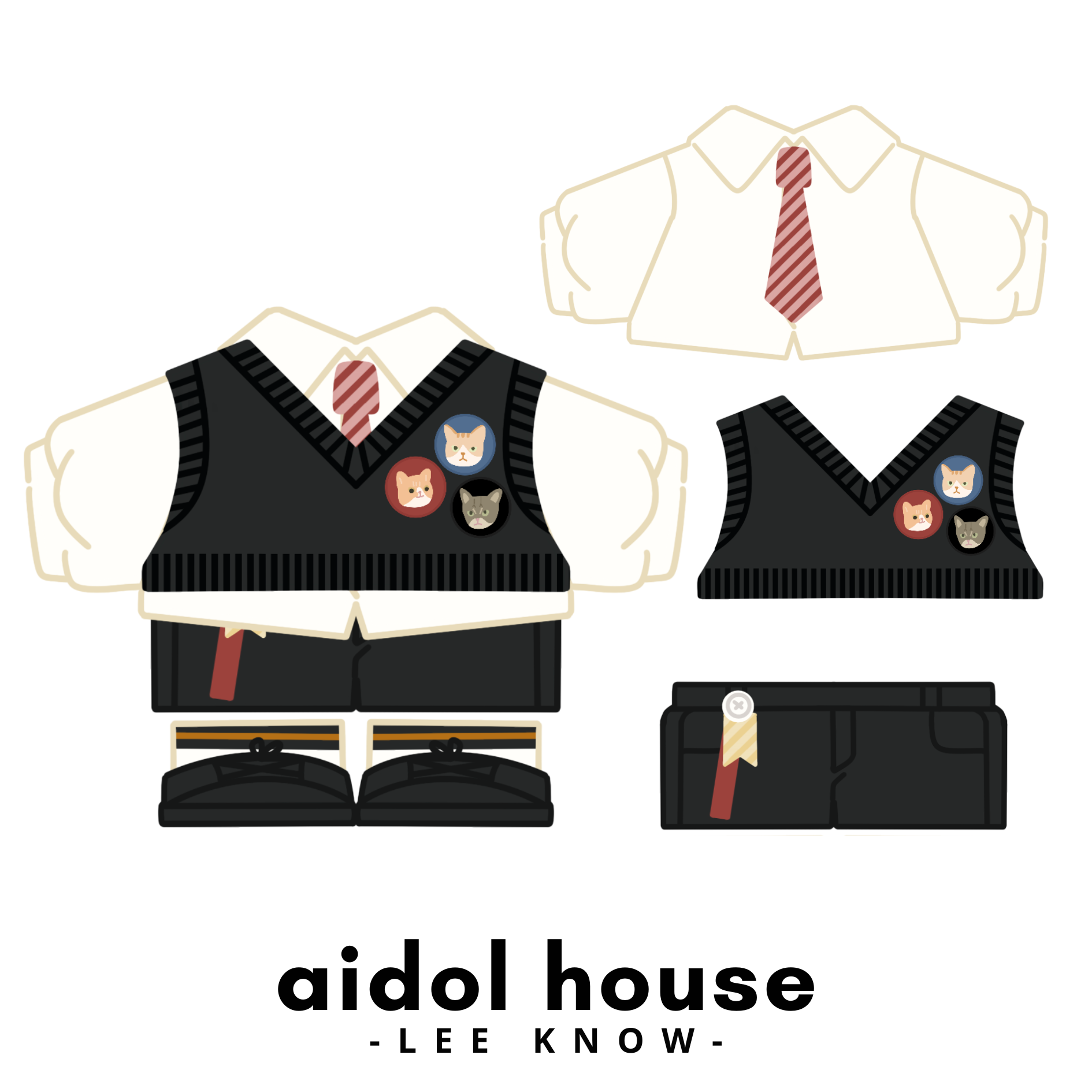 Stray Kids Lee Know Plushie | Solo MV “Youth” Collectible | Aidol House