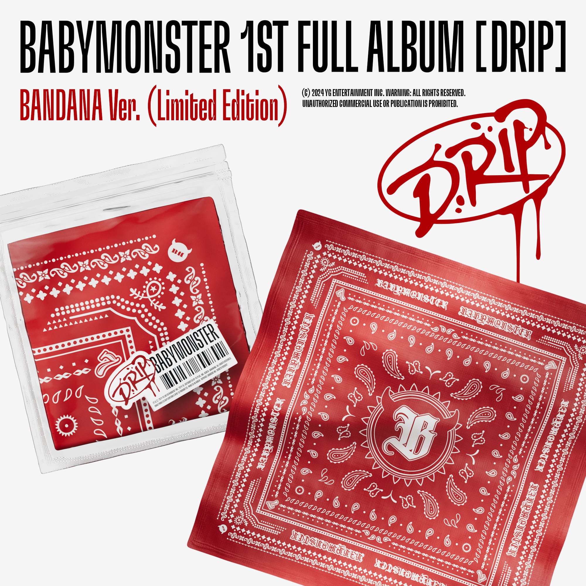 DRIP [1st Full Album] [BANDANA Ver.] [Limited Edition] – Aidol House
