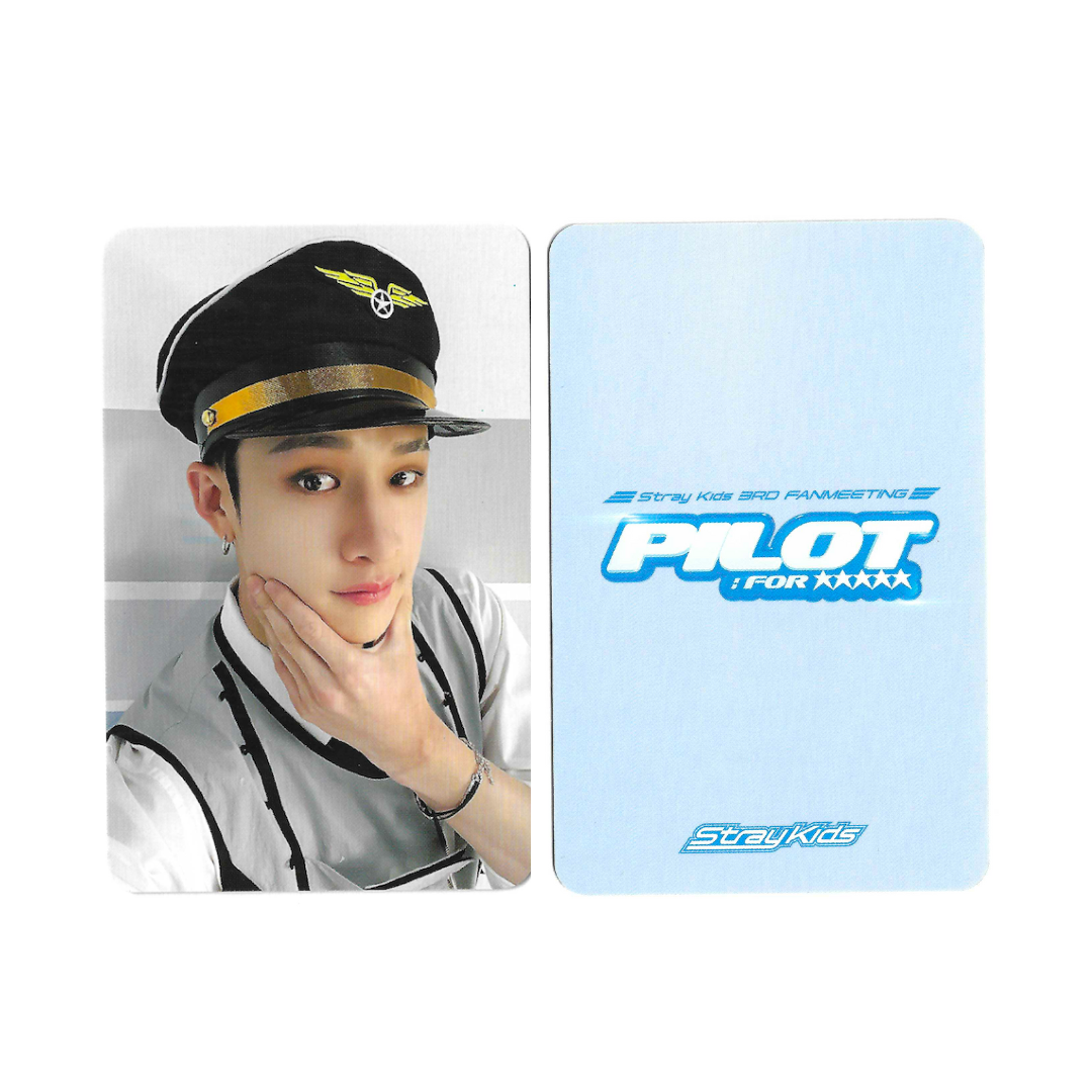 Bang Chan POB Photocard [PILOT : FOR ★★★★★] – Aidol House