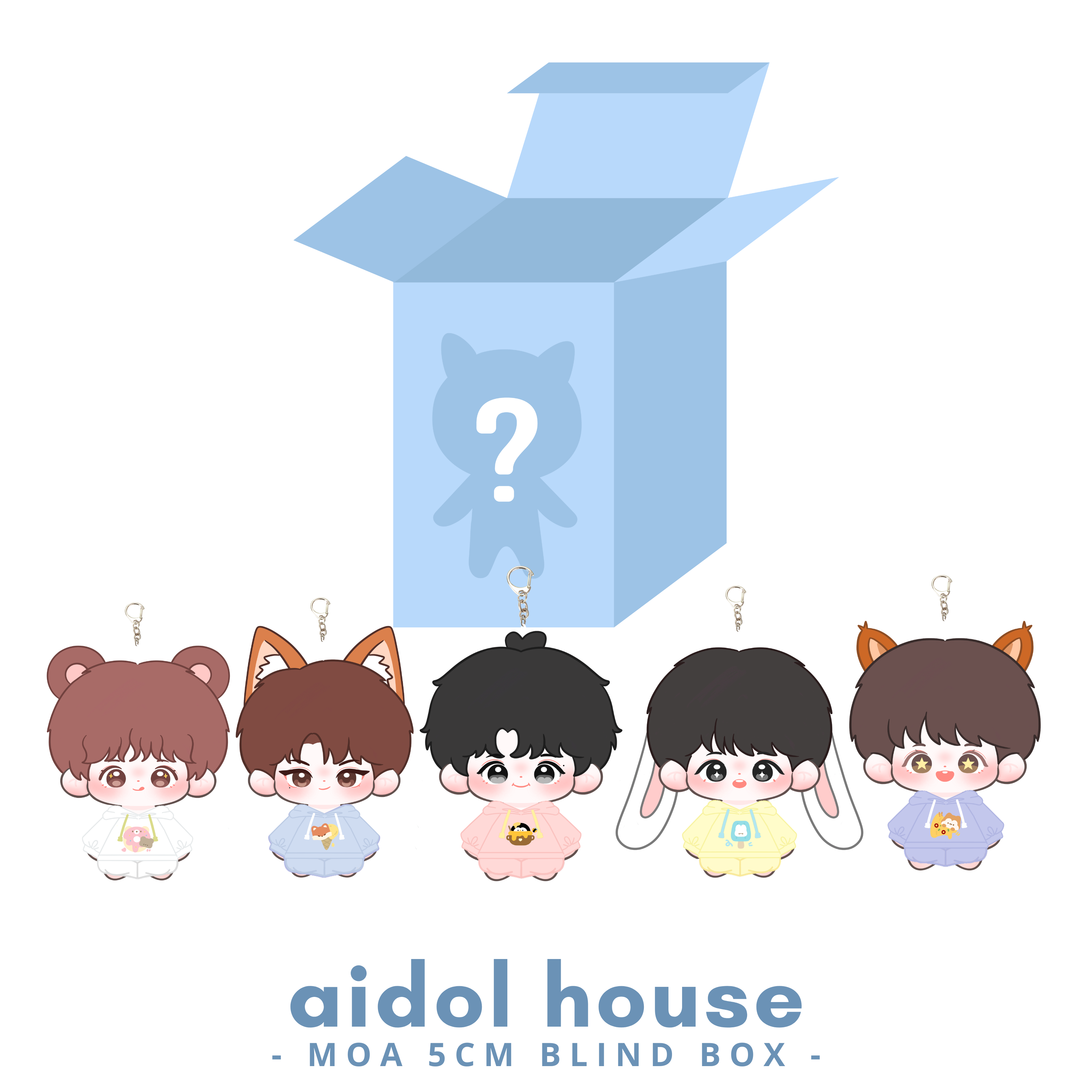 MOA 5cm Plushie Blind Box - Single Box (Random) – Aidol House